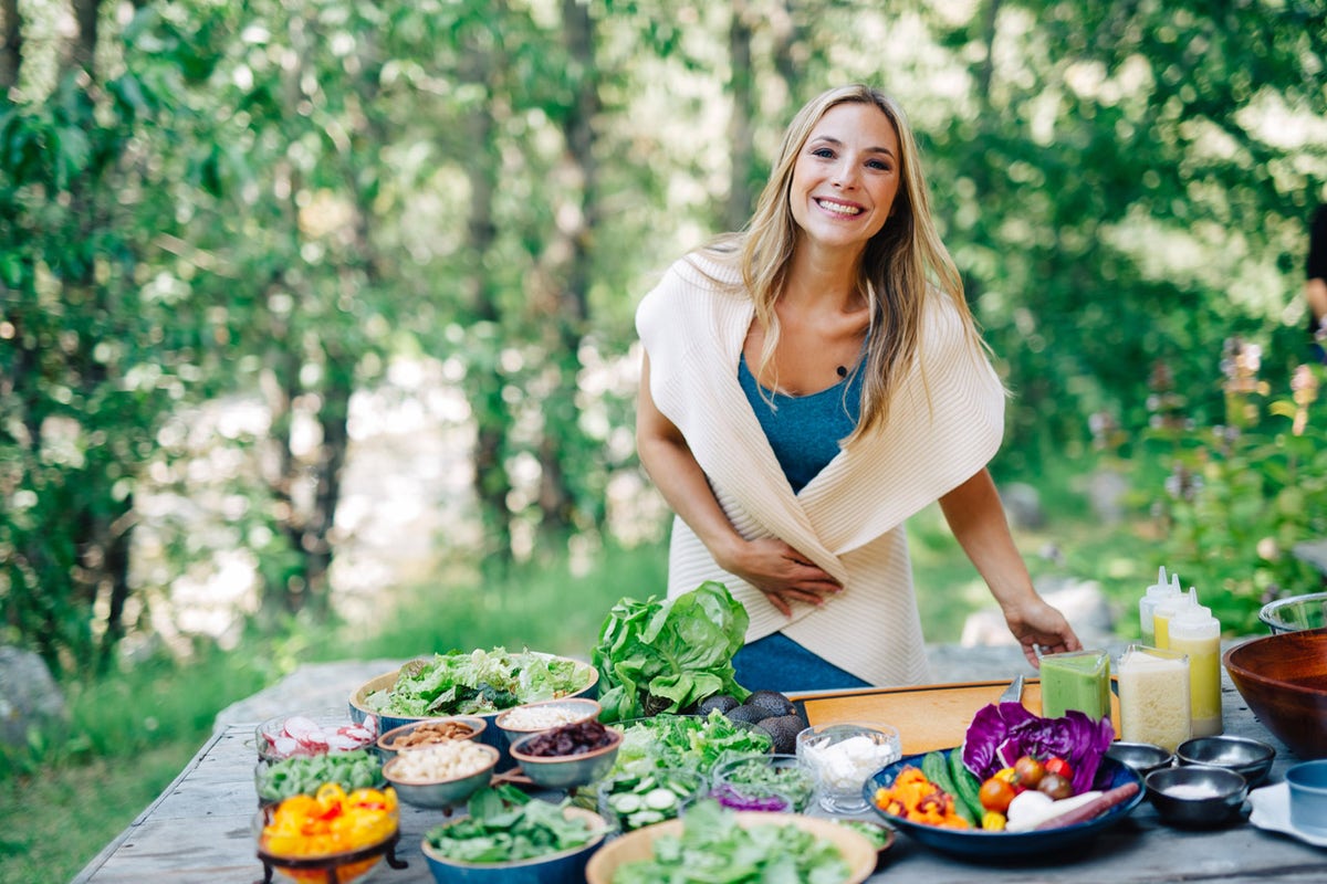 Nealy Fischer Models Self-Care in the Kitchen